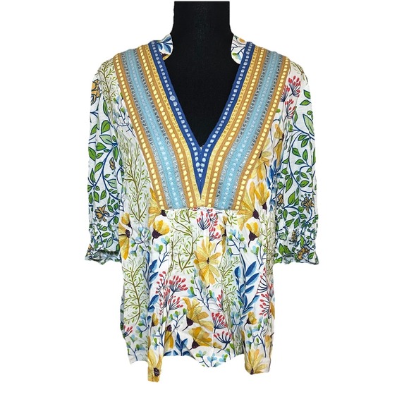 Blank London | Tops | Blank London Anthropologie Stephanie Floral ...
